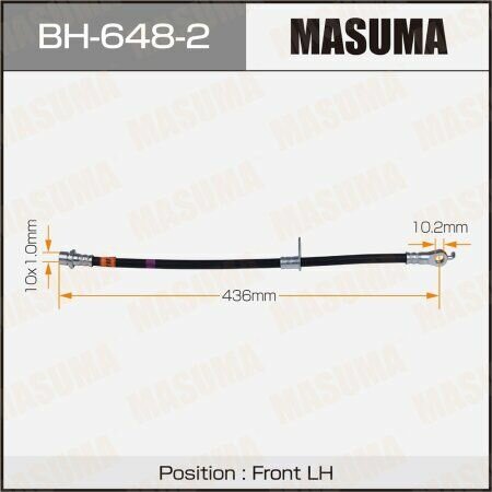 BH-648-2 Шланг тормозной TOYOTA CAMRY(V50)