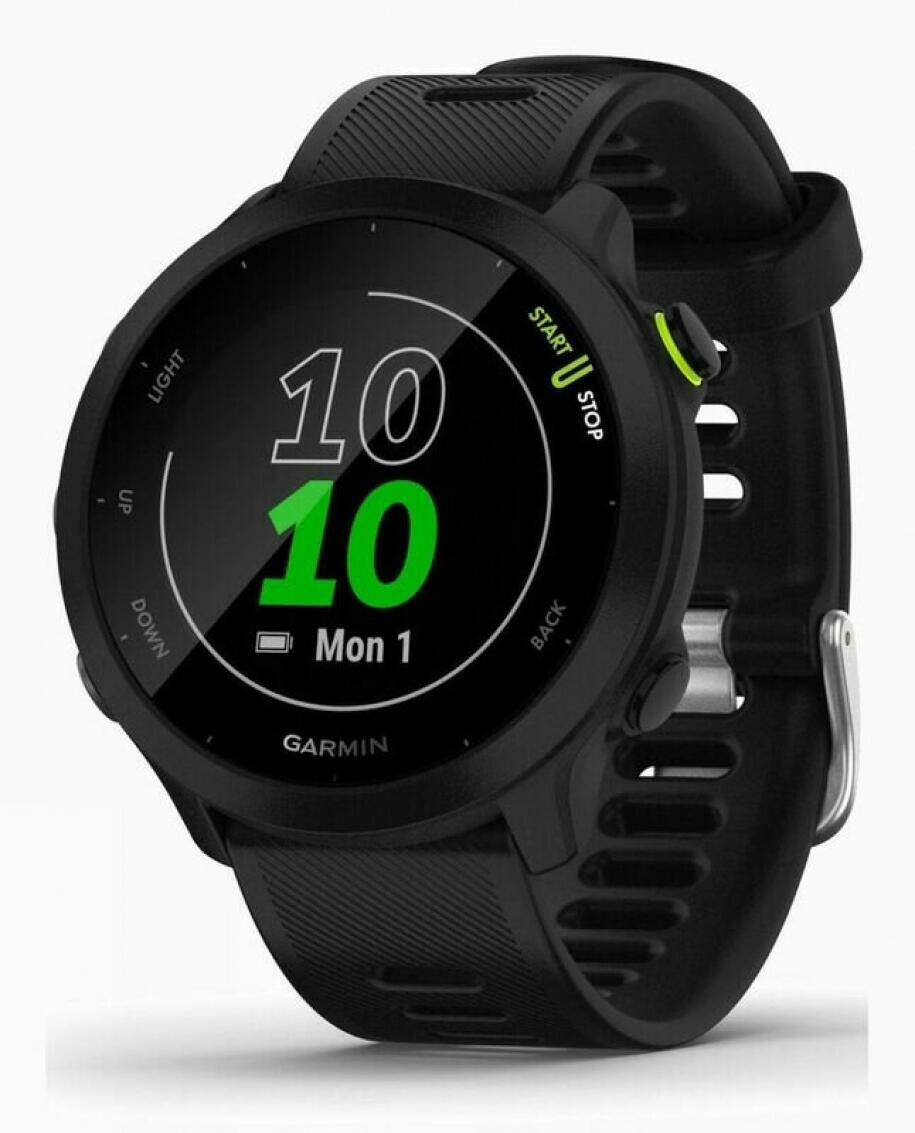 Умные часы Garmin Forerunner 55, Black (010-02562-10), Черный