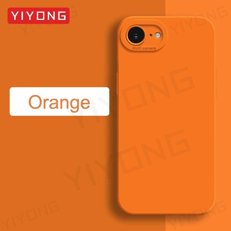 Чехол YIYONG Luxury Silky Feel Liquid Silicone Soft Cover для iPhone 16e 16 Pro Max iPhone 16 Plus 16+ Чехлы для телефонов