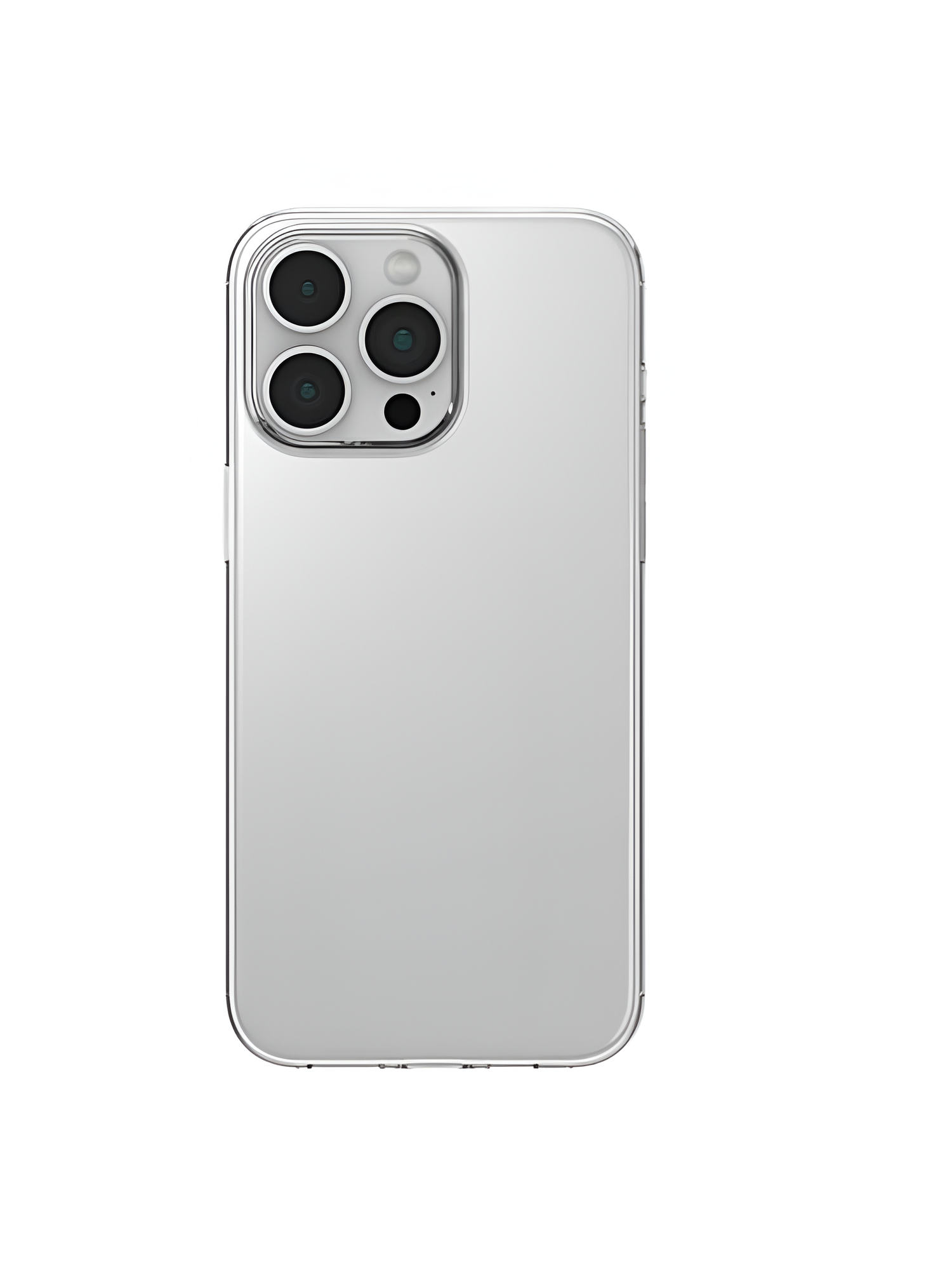 Чехол-накладка Devia Naked Case, полиуретан, для iPhone 15 Pro, прозрачный