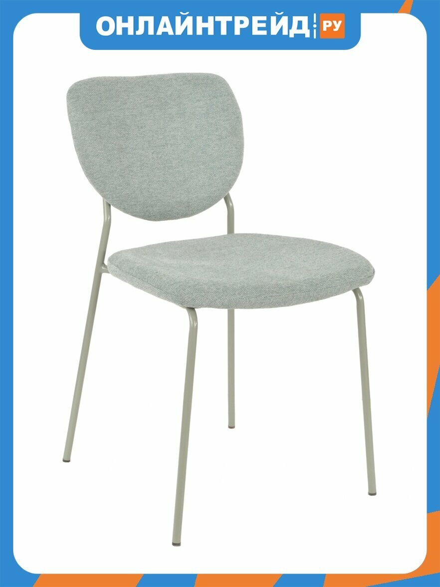 Стул обеденный Stool Group Gigi, зеленый, зеленые ножки