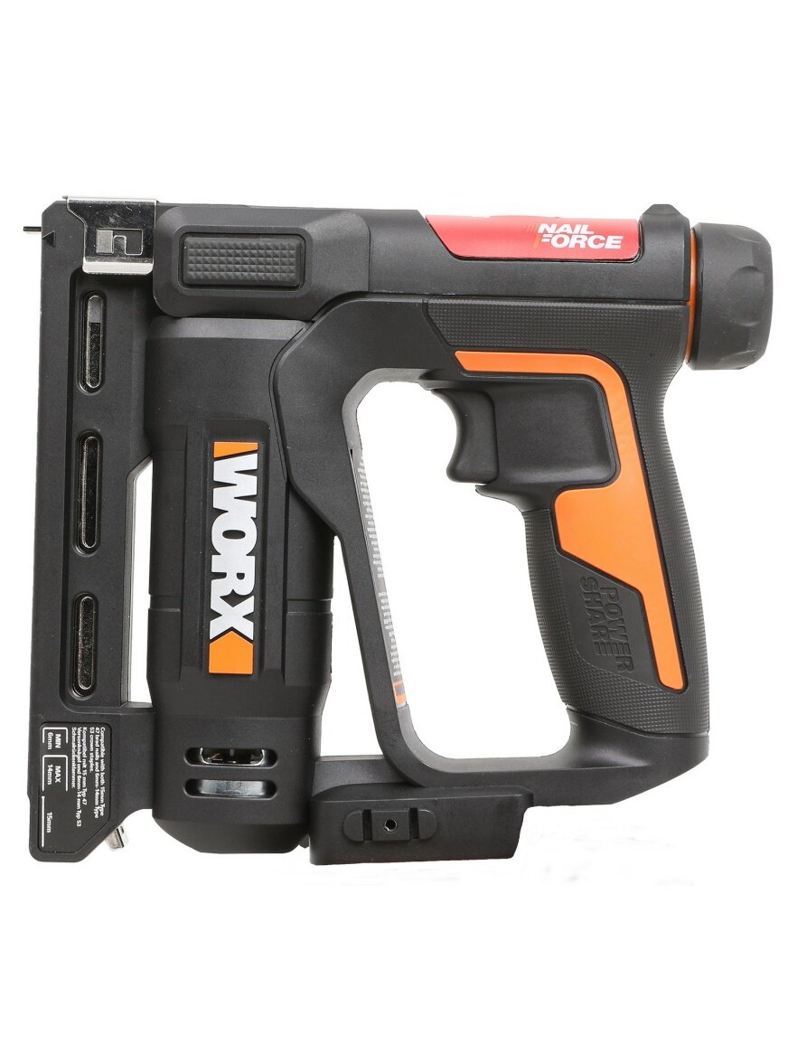 Степлер аккумуляторный Worx WX843.9 20В, без АКБ и ЗУ