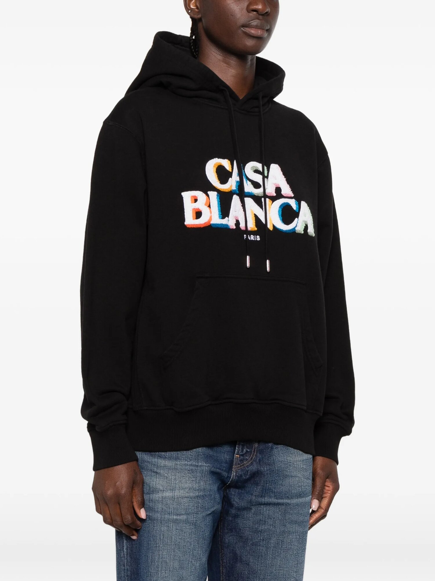 Худи Casablanca Drawstring hoodie, размер 42, , black — фото 1