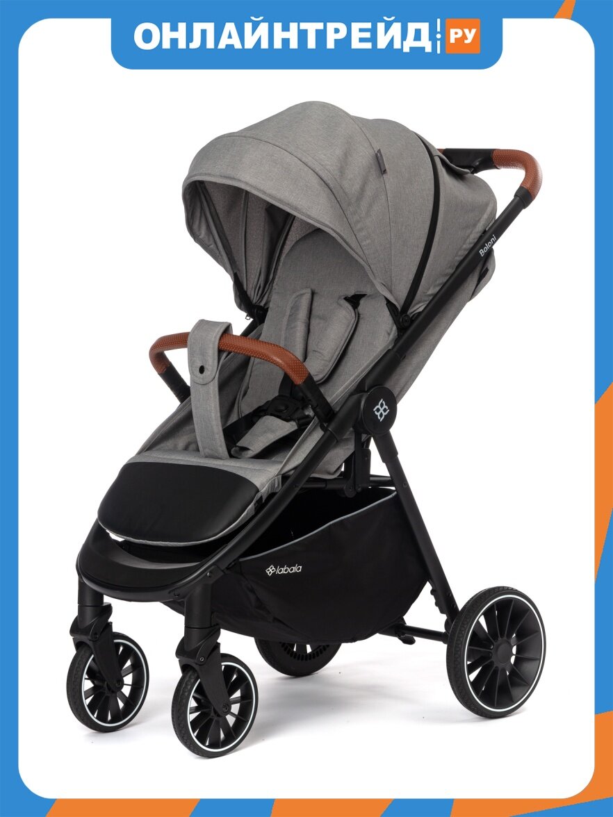 Прогулочная коляска Labala LC2206-07LGR Baloni light grey