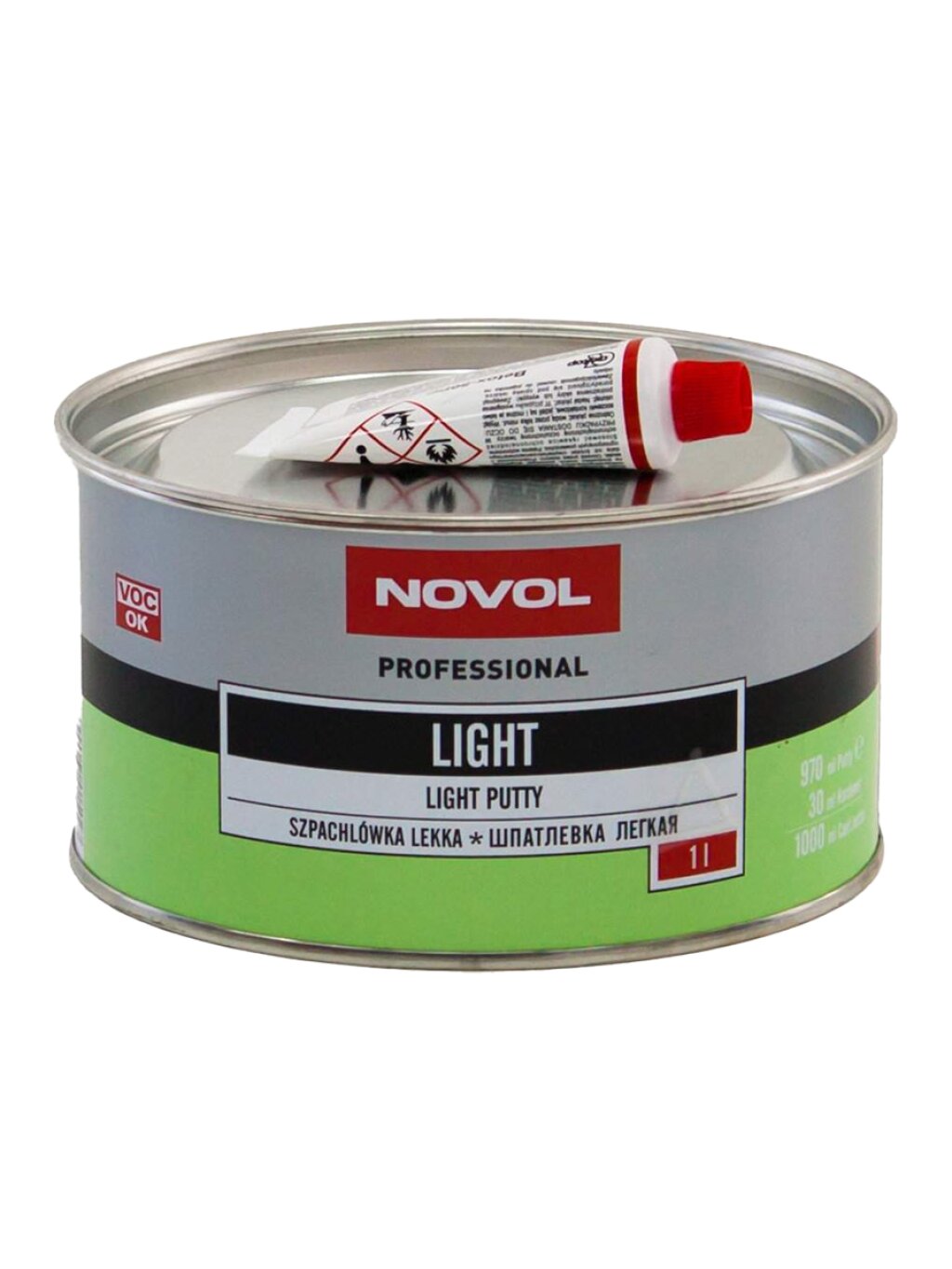 Шпатлевка "NOVOL" Light (1 кг) (легкая)