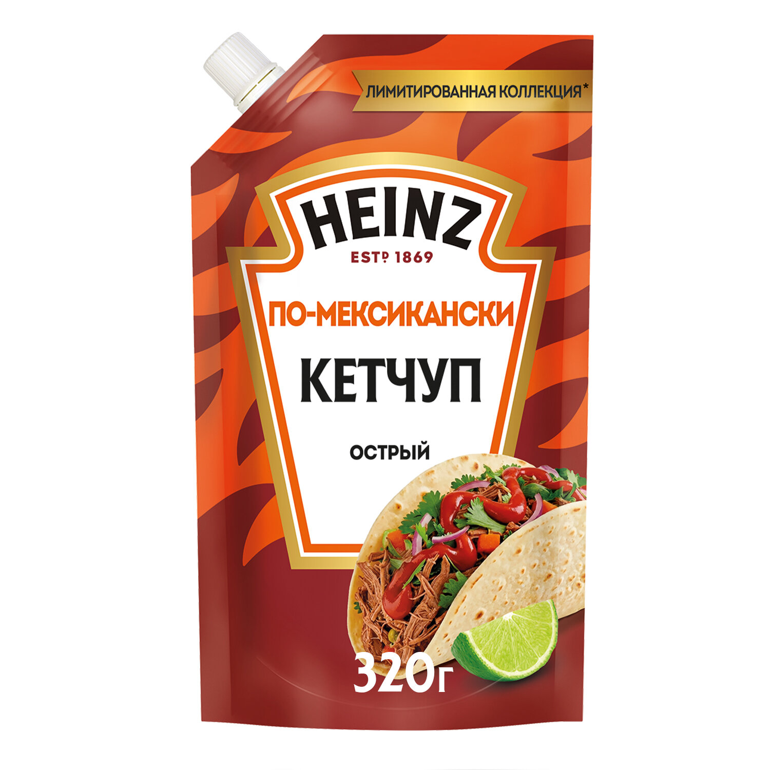 Томатный Кетчуп Heinz по-мексикански острый, 320г
