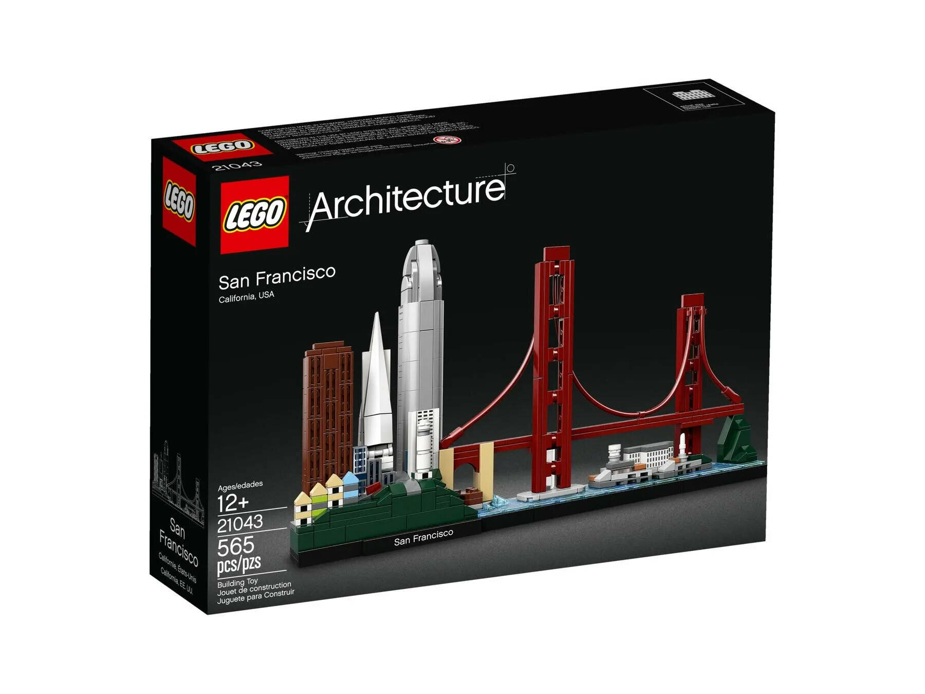 Конструктор LEGO Architecture 21043 Сан-Франциско, 565 деталей, от 16 лет, 2019 год