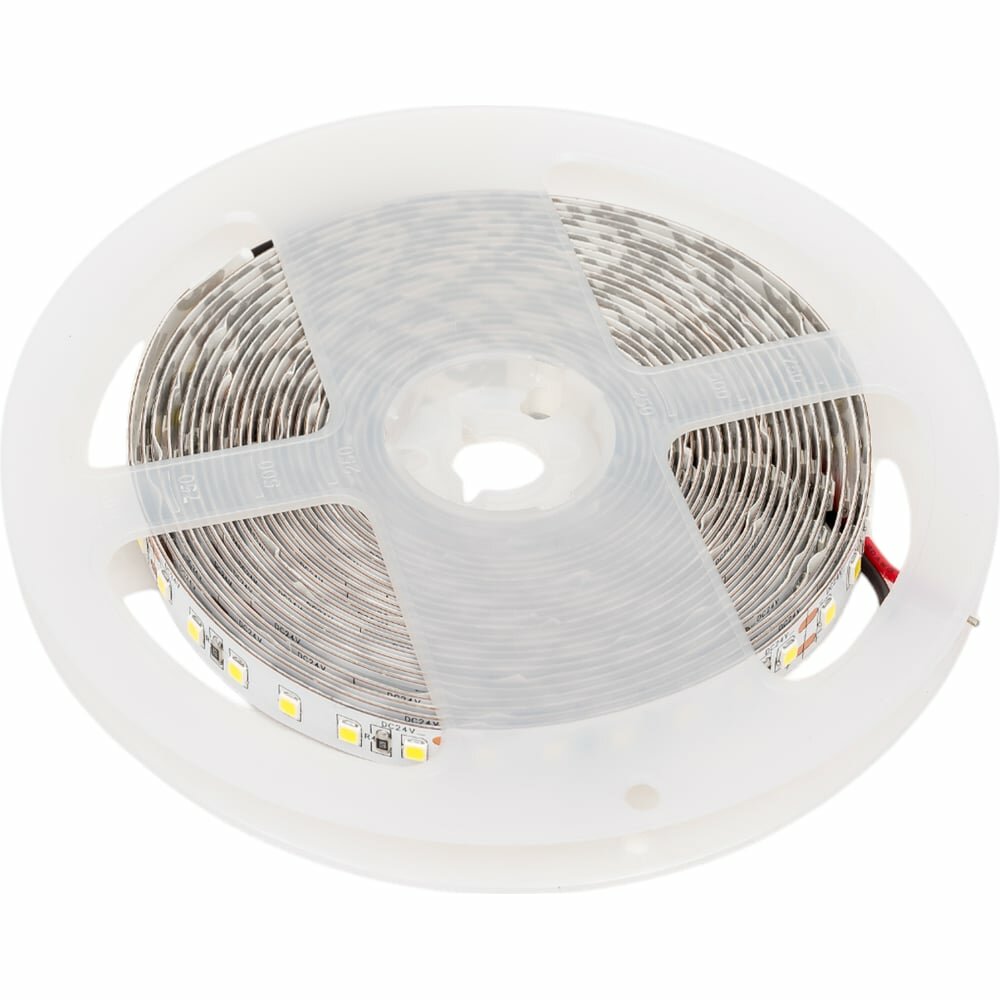 Светодиодная лента ELF 600SMD диодов (2835), 24В, 5м, Гипер, белый дневной 5000-5500К ELF-600SMD2835NWdw-Hy24