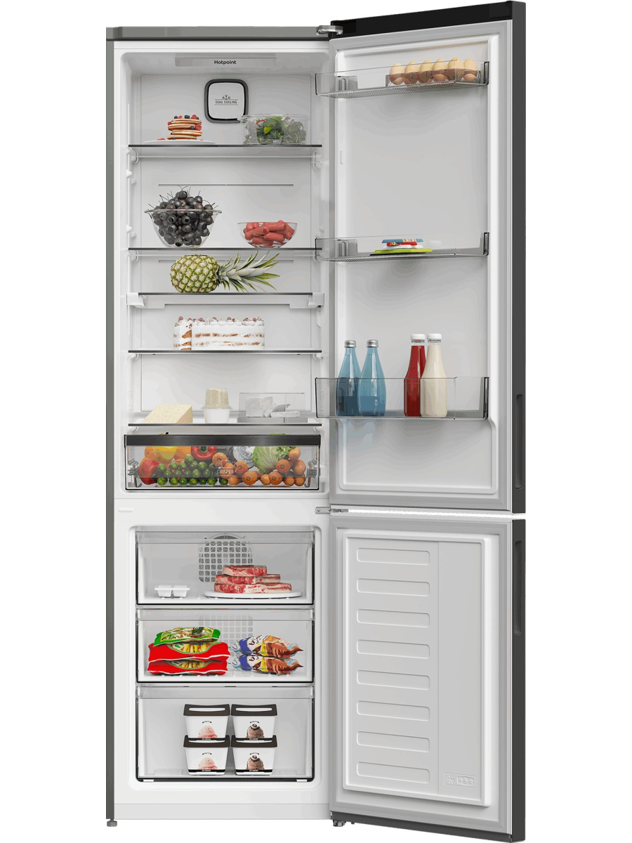 Холодильник Hotpoint HDKP 7201 DX двухкамерн. общий объем 403л нержавеющая сталь (869892400830)