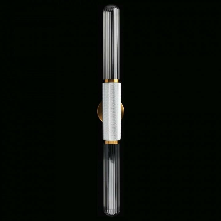 Бра Aployt Bryn1a APL.307.11.02 цвет плафона подвески Прозрачный, цвет арматуры Бронза, Серебро — фото 1