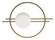 Бра Loft it C1rcle 10143 Gold цвет плафона подвески Белый, цвет арматуры Золото