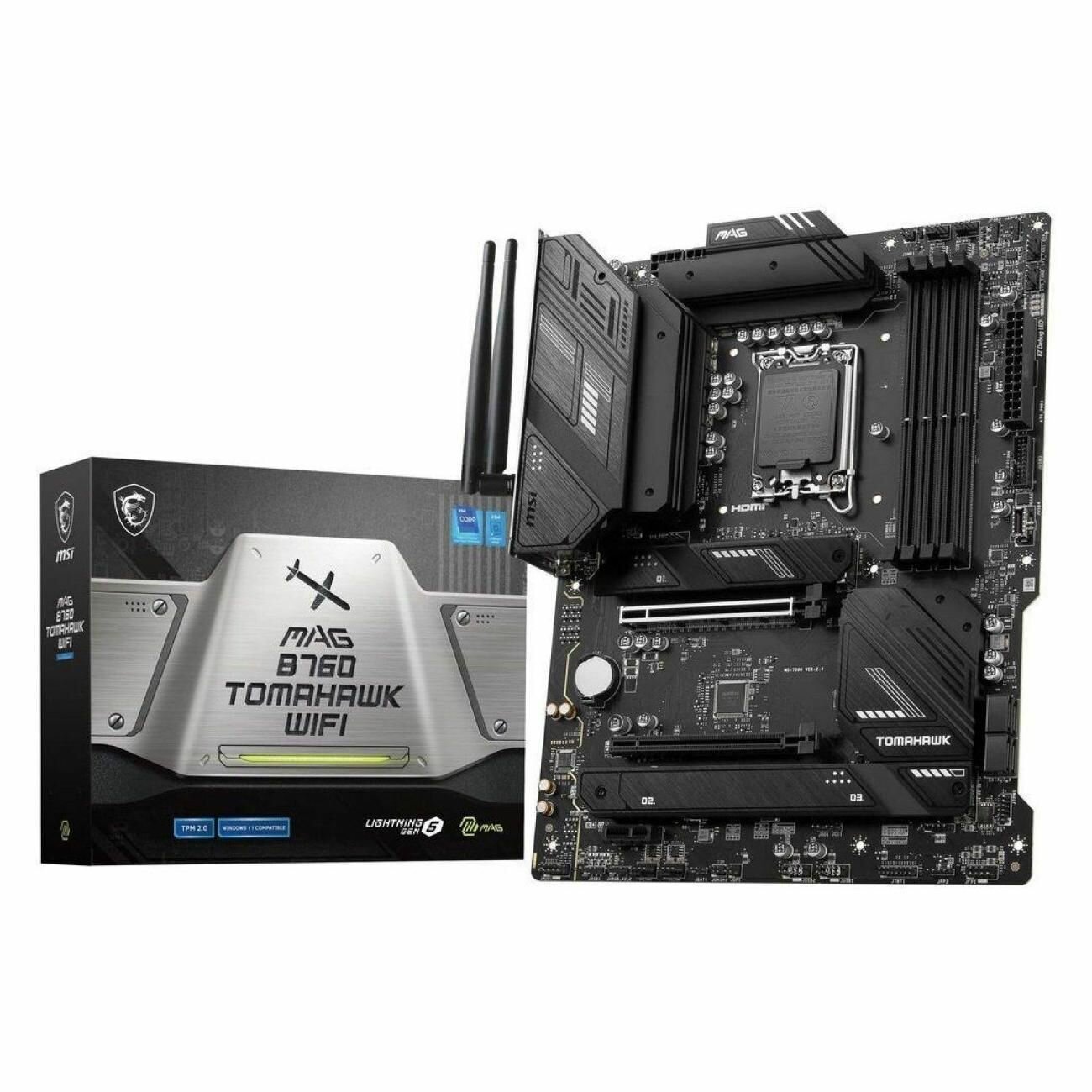 Материнская плата MSI MAG B760 TOMAHAWK WIFI (LGA1700, ATX)