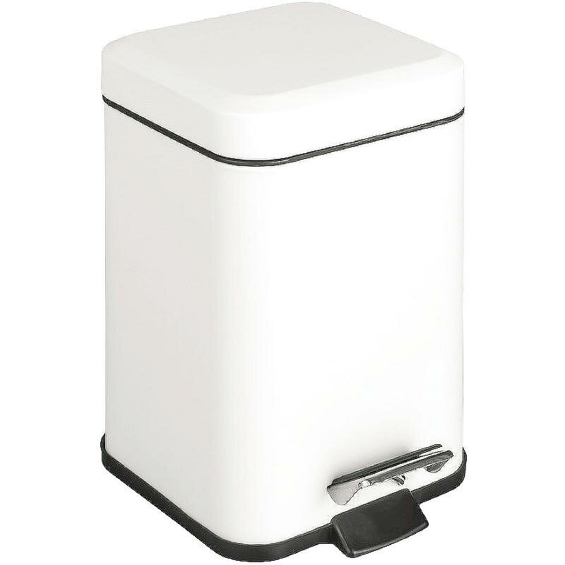 Ведро для мусора Colombo Design Black White B9210. BM Белый матовый