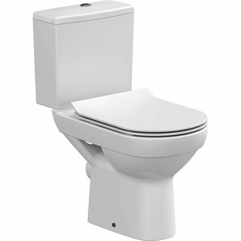 Унитаз-компакт Cersanit City S-KO-CIT011-3 5-COn-S-DL-w с бачком и сиденьем Микролифт