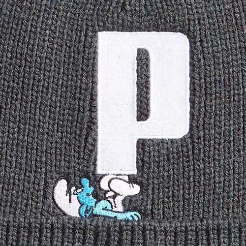 Шапка-бини PUMA для мужчин, размер ОС, серый — фото 1