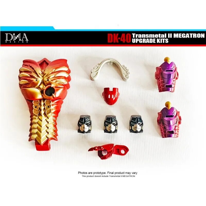 Трансформеры игрушки DNA Design DK-40 Upgrade Kit for Transformers Legacy Transmetal II Megatron
