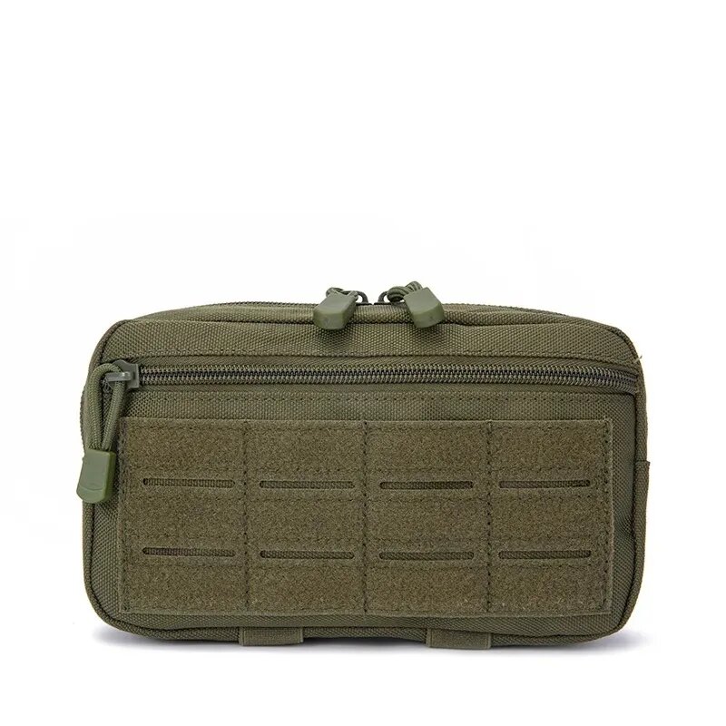 Тактическая поясная сумка EDC Molle из нейлона Бежевый, C-Green
