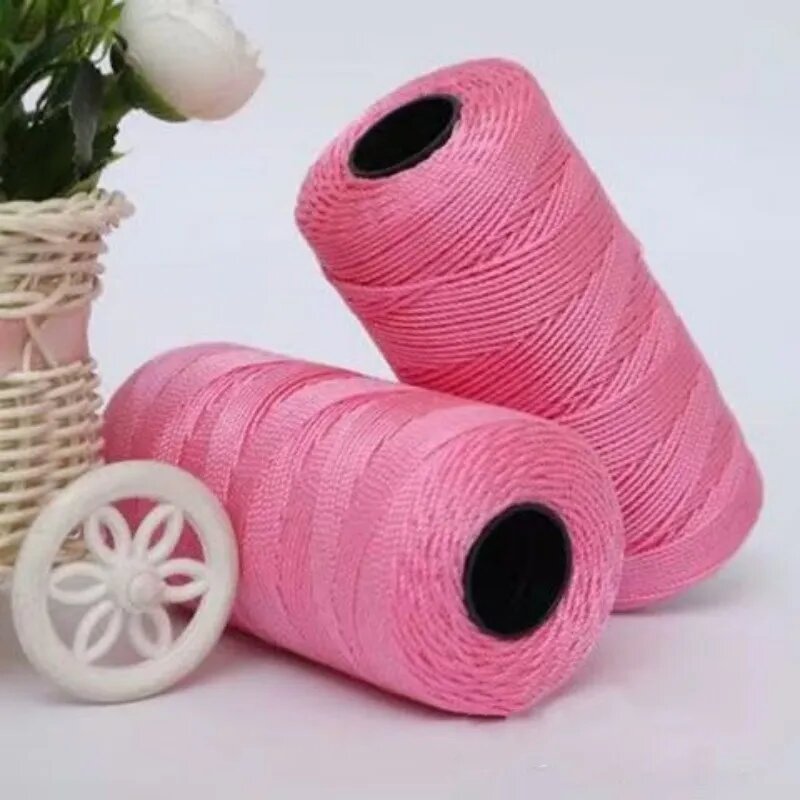 Летняя пряжа для вязания крючком Ice Silk 1.5 мм 200 м 070-1PC