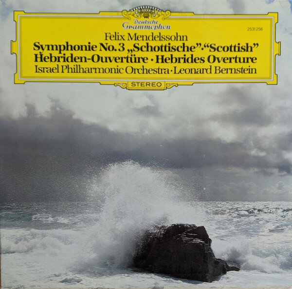 Felix Mendelssohn, Leonard Bernstein 'Symphonien No.3' LP/1980/Classical/Germany/Nm