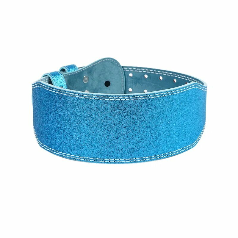 WHCMJP пояс для тяжелой атлетики Powerlifting belt зеленый Синий, blue, L waist 80-100cm