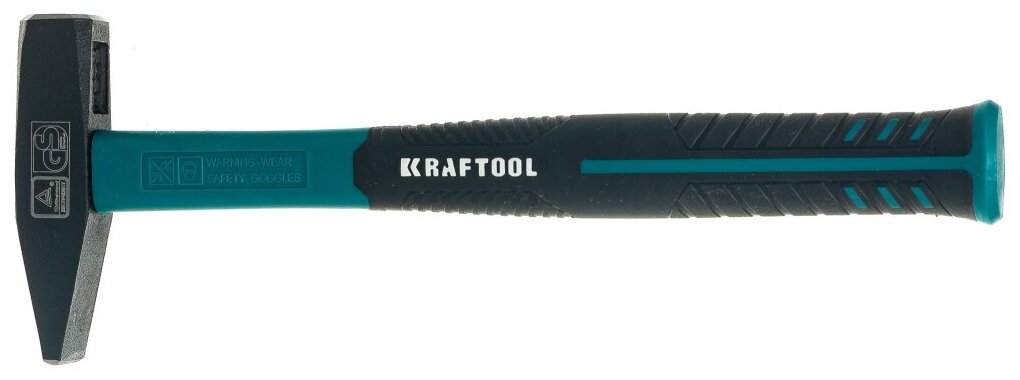 Слесарный молоток Kraftool 2007-03 с рукоятью из стеклопластика, квадратным бойком из углеродистой стали