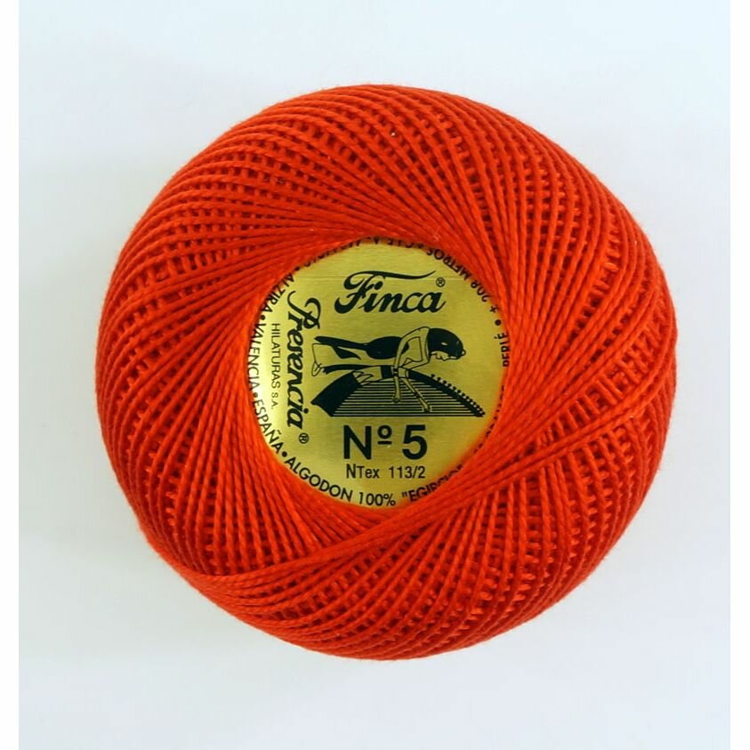 Мулине PRESENCIA HILATURAS "Finca Perle", Жемчужное, №5, однотонный цвет 1902, 1 шт