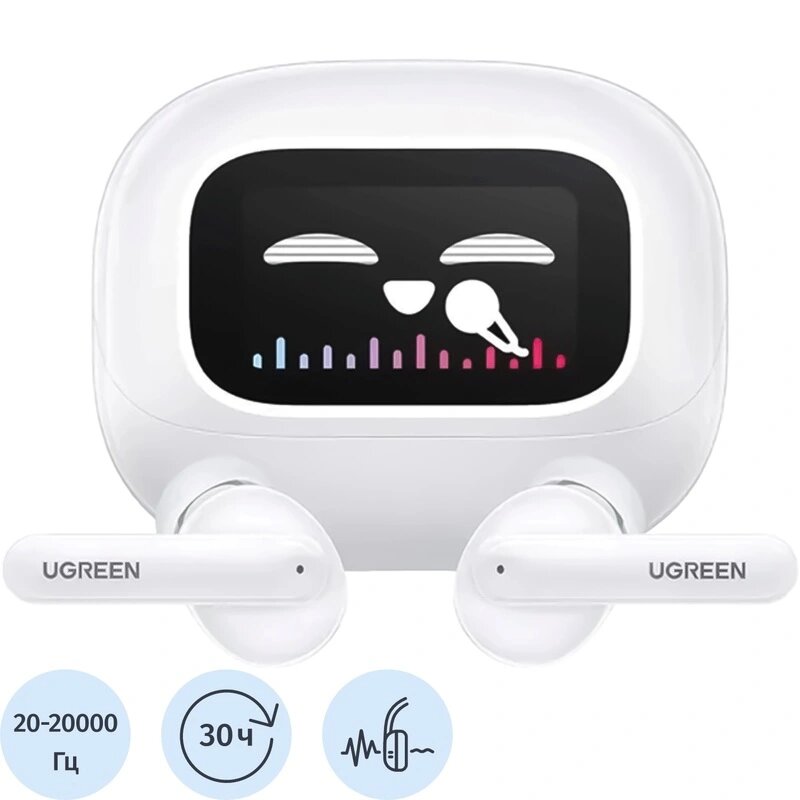 Наушники Ugreen WS211 (55137) HiTune T6 Magic ANC белый