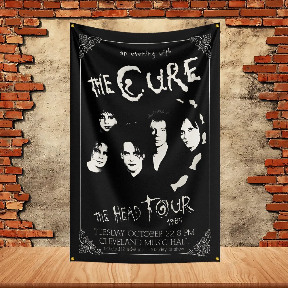 Флаг The Cure Head Tour 90x150см, ZH11878