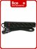 Сетевой фильтр CROWN MICRO CM000003670, 6 розеток, заземление, 2500 Вт, черный