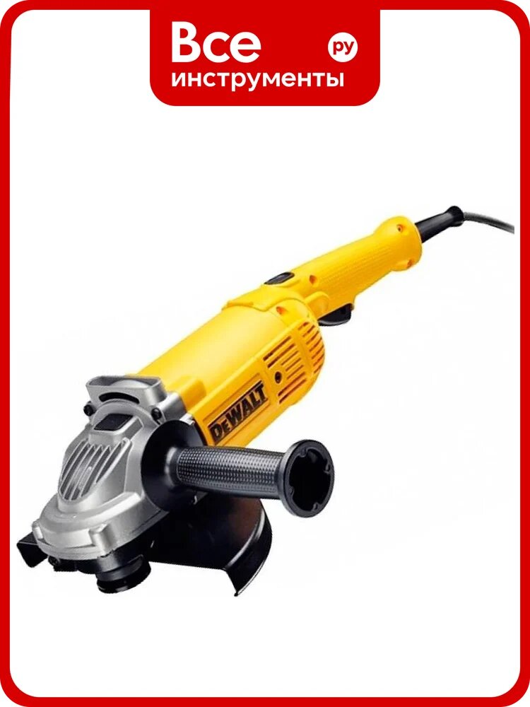 Угловая шлифмашина DeWALT DWE490, 2000Вт, 6600об/мин, 230мм, коробка