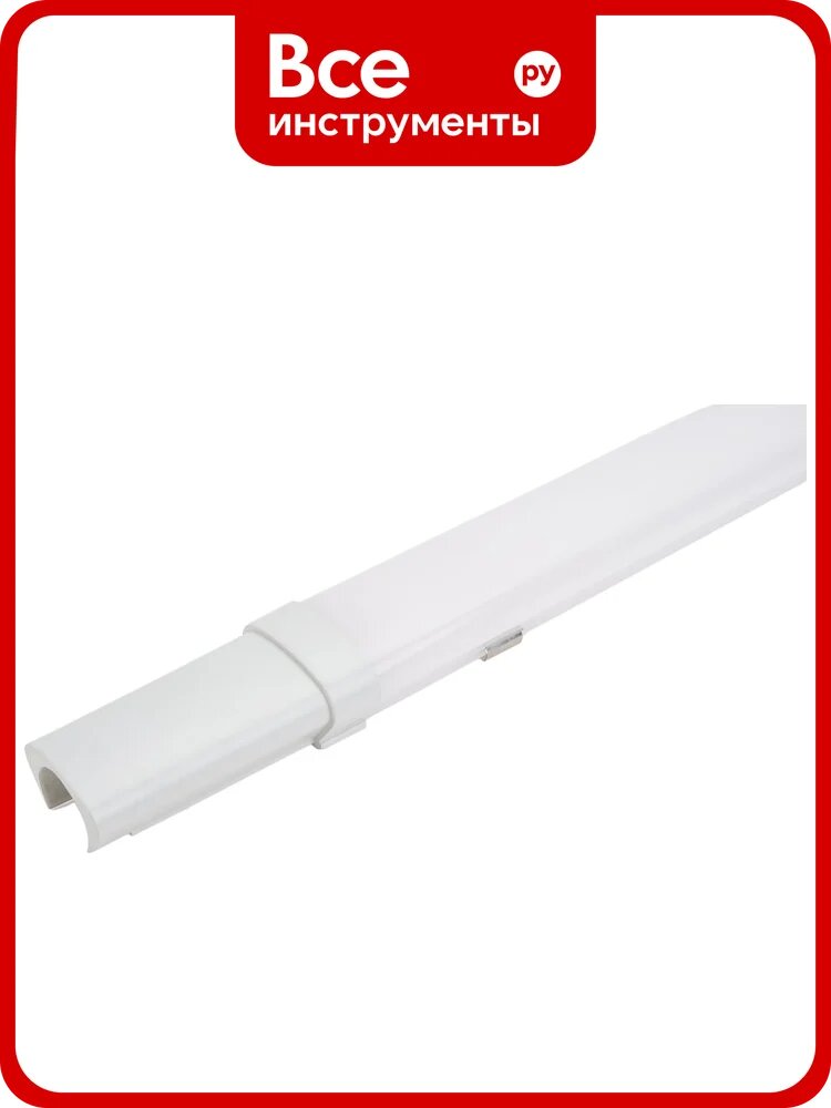 Светодиодный линейный накладной светильник truEnergy IP65 18W 4000K 600мм 1530Lm белый пластик 11001, мощностью