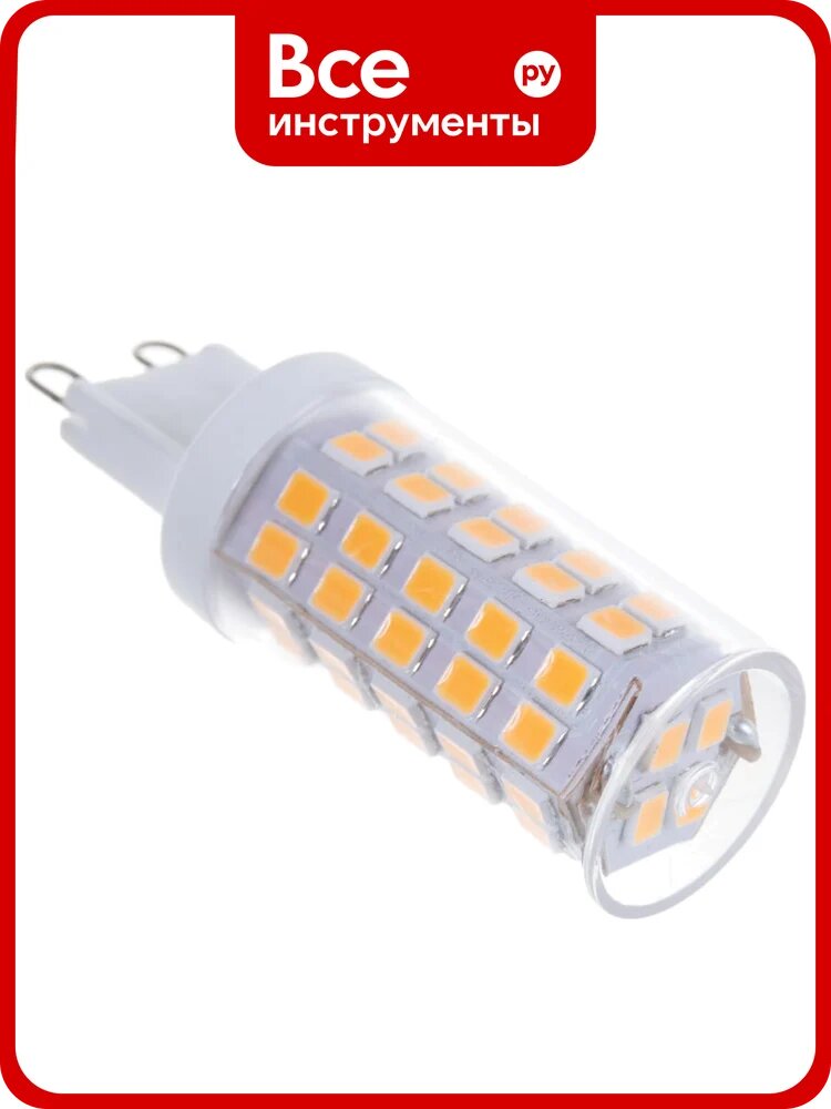 Светодиодная лампа Uniel LED-JCD-9W/3000K/G9/CL GLZ09TR прозрачная UL-00006488