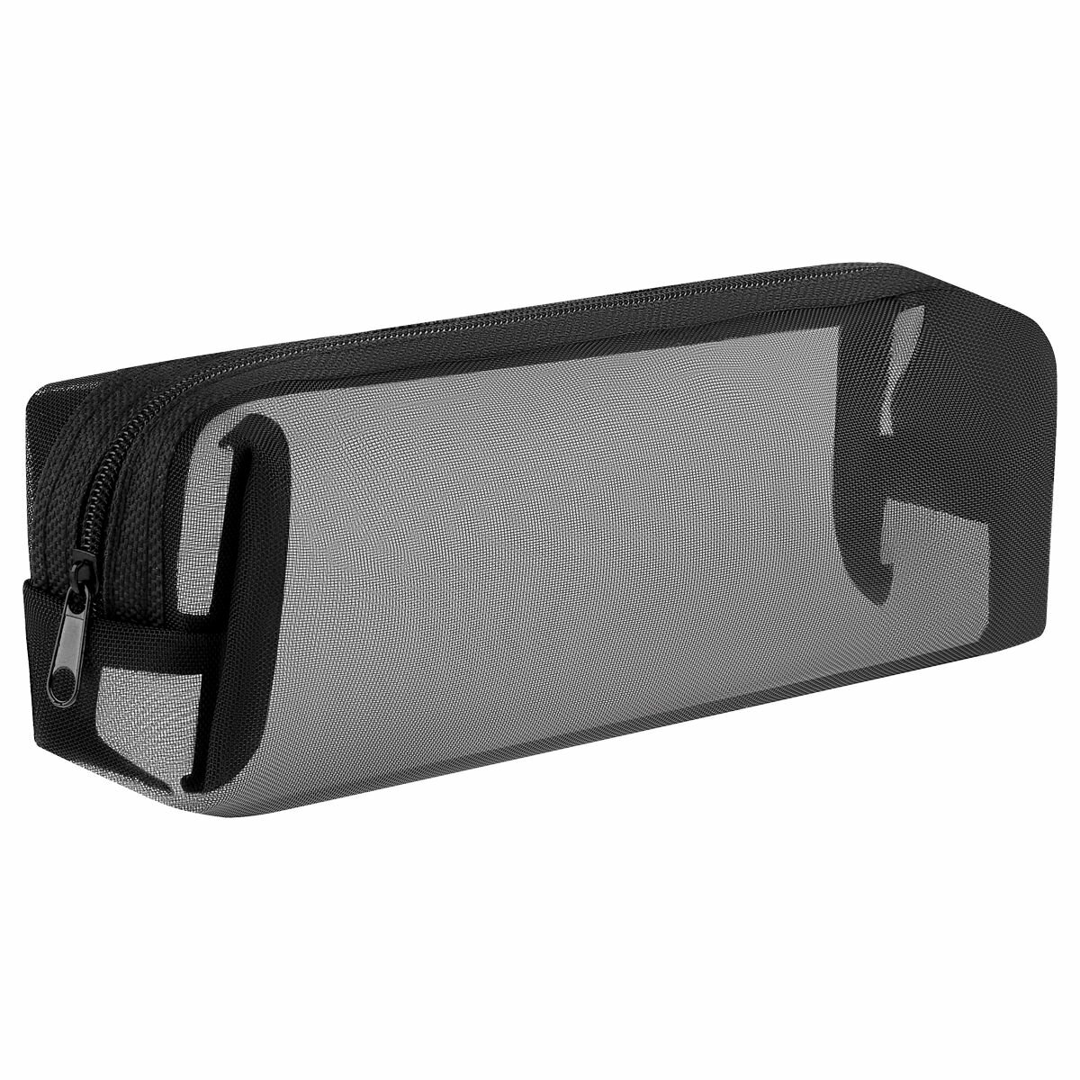 Пенал школьный 1 отделение Forst "Black mesh", нейлон, 210x40x60мм (Sch_PC67625), 10шт.