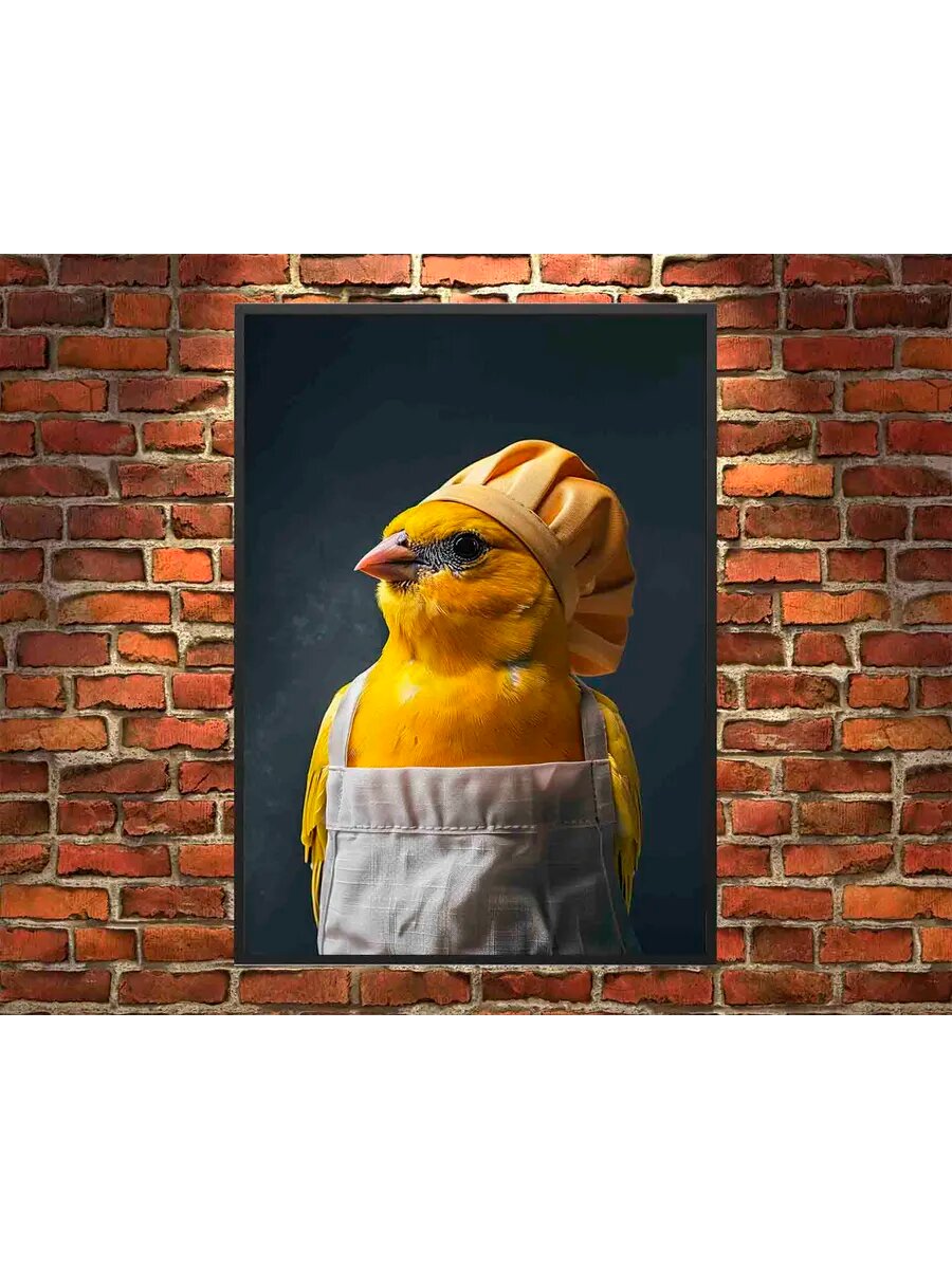 Приготовление канарейки из птицы 3, Плакат 30x42см