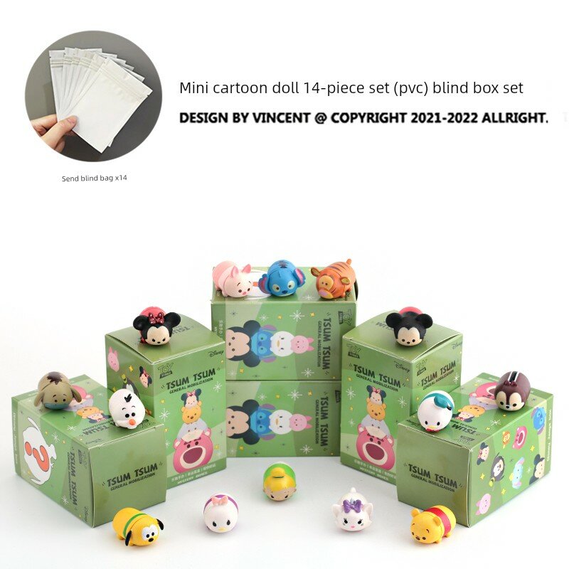 Коллекционные мини-фигурки Disney Tsum Tsum: серия «Выпускные» в мини-боксах, для игр и декора Мини-кукла в стиле