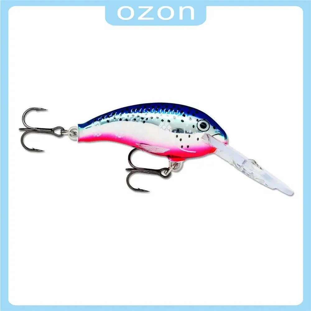 Воблер для рыбалки на спиннинг Rapala Shad Dancer плавающий 7 см 15 гр #BFL на щуку, судака, форель, окуня для летней рыбалки