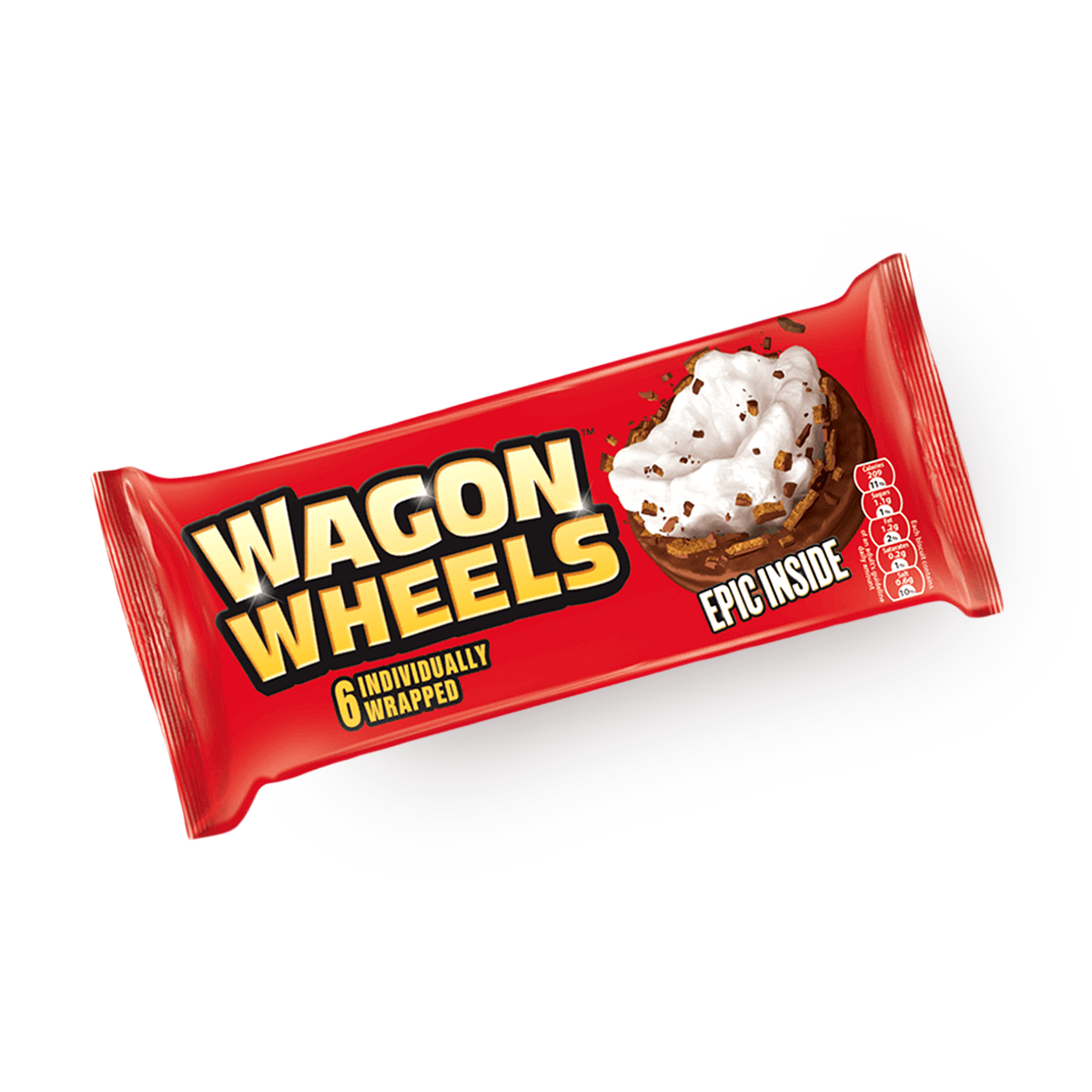Печенье Wagon Wheels с суфле в глазури