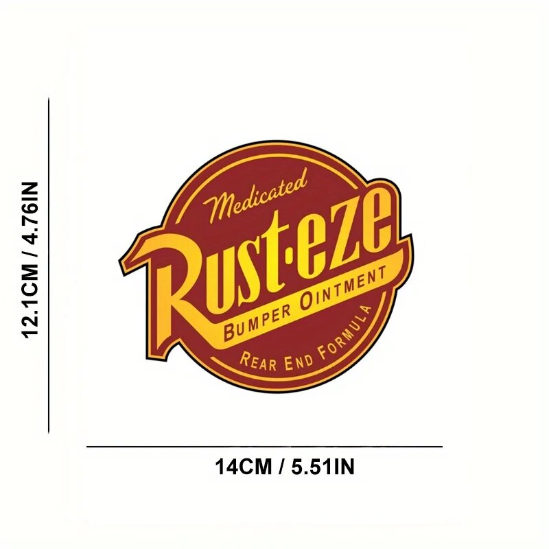 Наклейки Rust-Eze Для Ноутбуков, Бутылок С Водой, Автомобилей, Грузовиков, Внедорожников, 5pcs