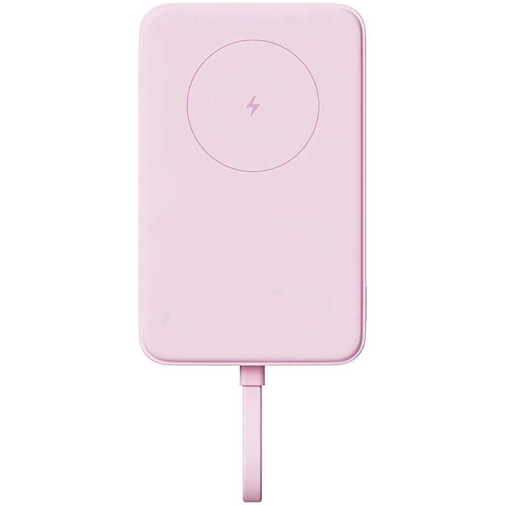 Аккумулятор Xiaomi Mi Magnetic Power Bank With Cable USB-C 10000mAh 33W (WPB1007MI), розовый