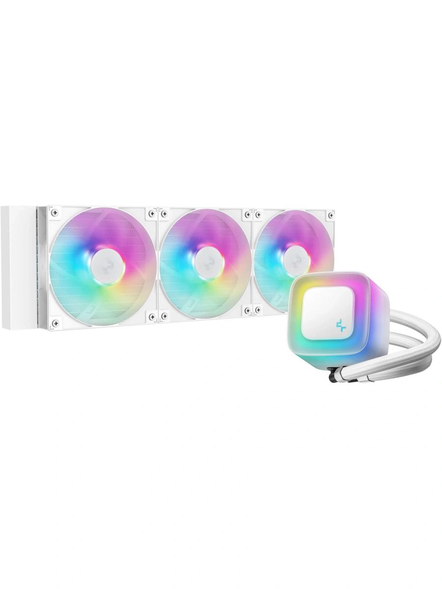 Система водяного охлаждения Deepcool LE360 WH V2 4-pin TDP 250 Вт 75.89cfm 120мм