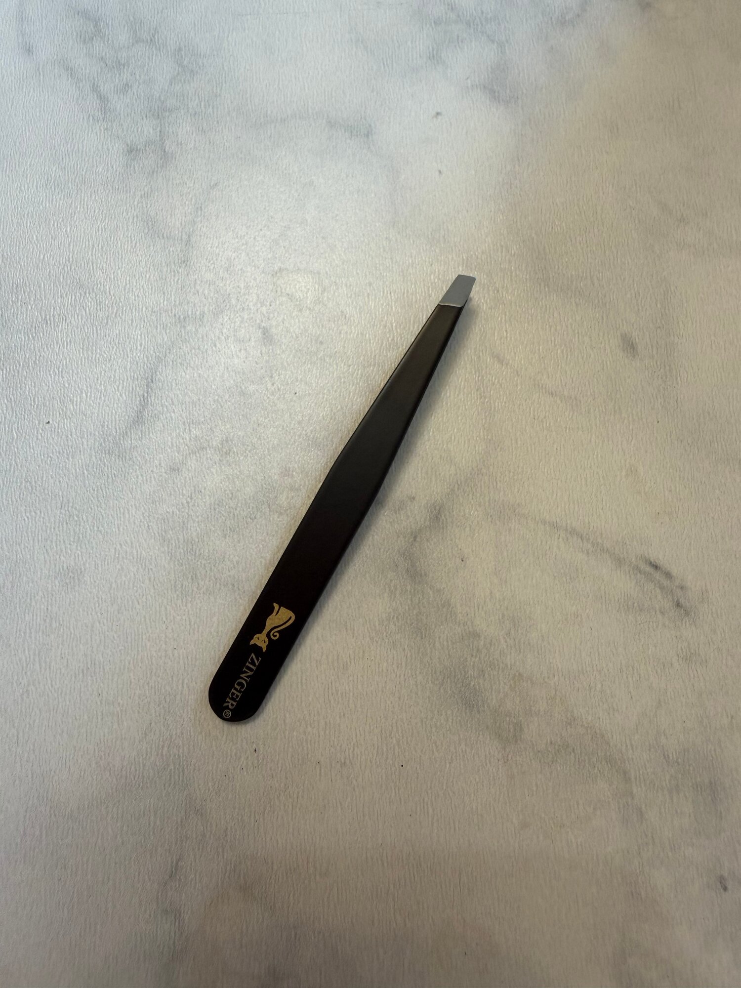 Пинцет Zinger Classic черная эмаль T-022-BN-2 Standard