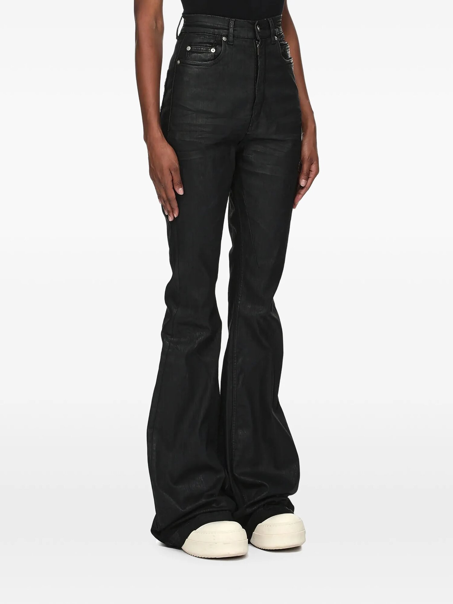 Джинсы Rick Owens bootcut Bolan, размер L, black — фото 1