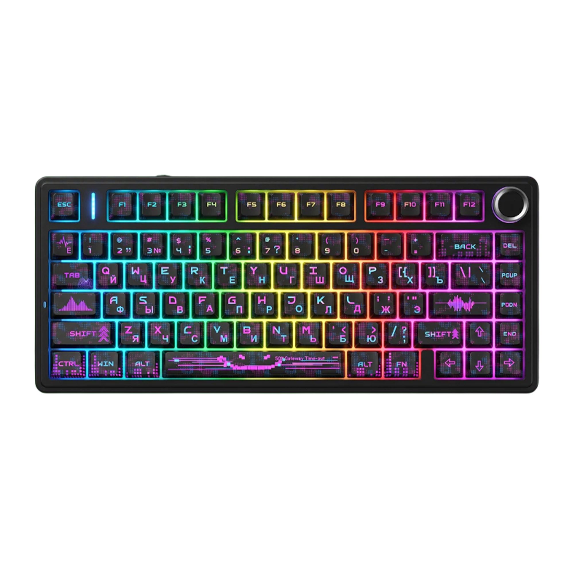 Клавиатура механическая AU75 Cotton Candy Switches беспроводная
