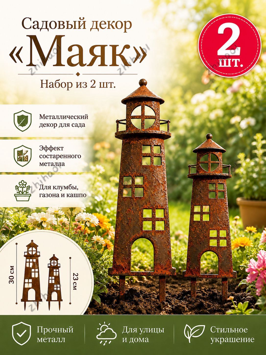 Фигурка садовая
