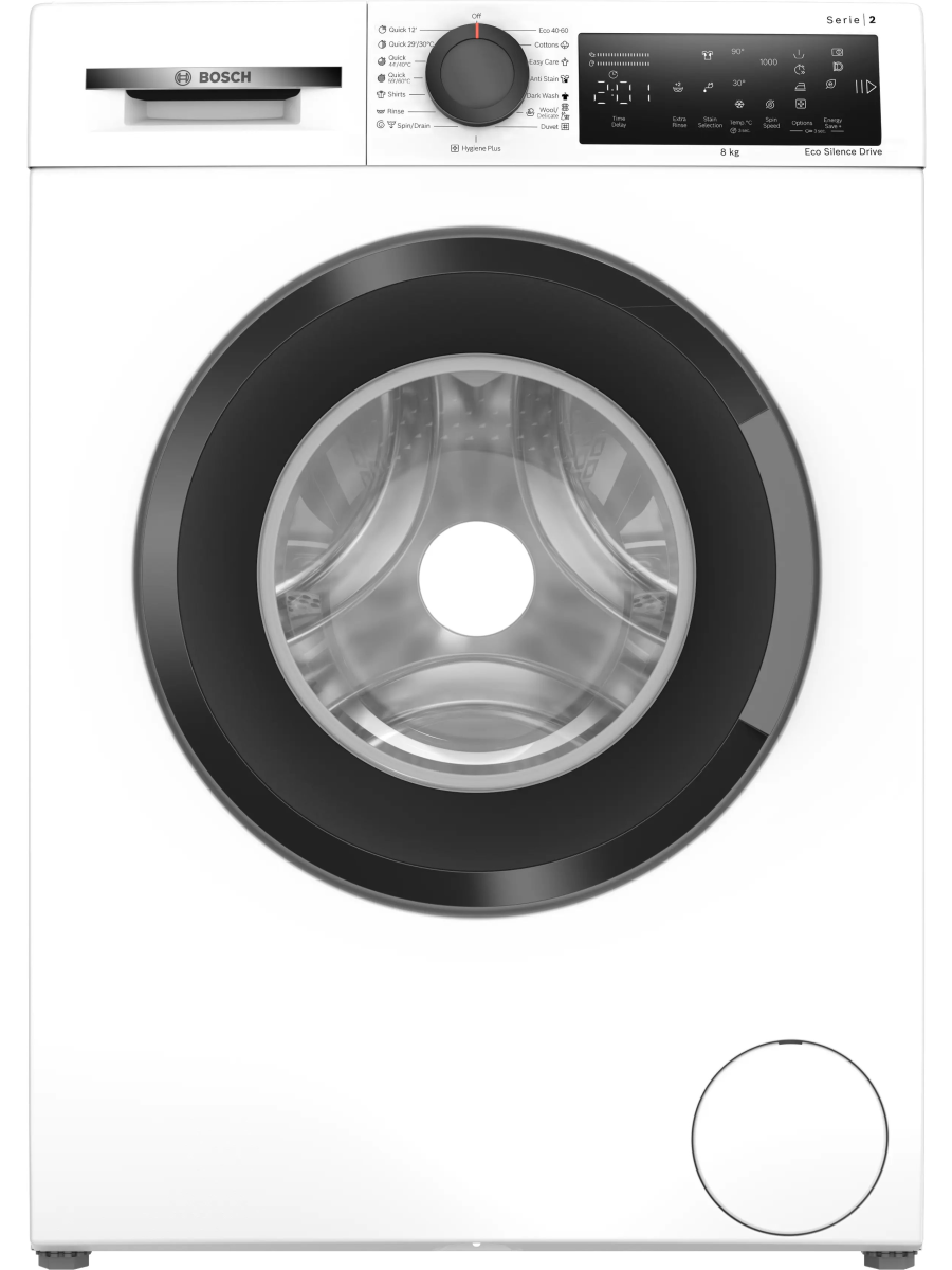 Стиральная машина Bosch Serie 2 WLZ24210ME пан. англ. кл: A фронтальная, макс. загрузка:8кг белый