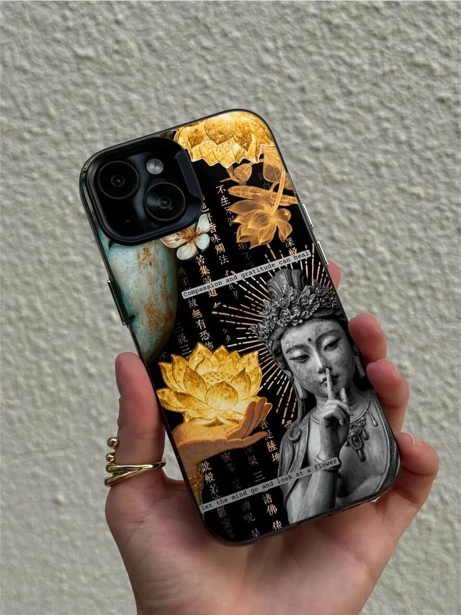 Чехол на Iphone 15 Plus будда — фото 1
