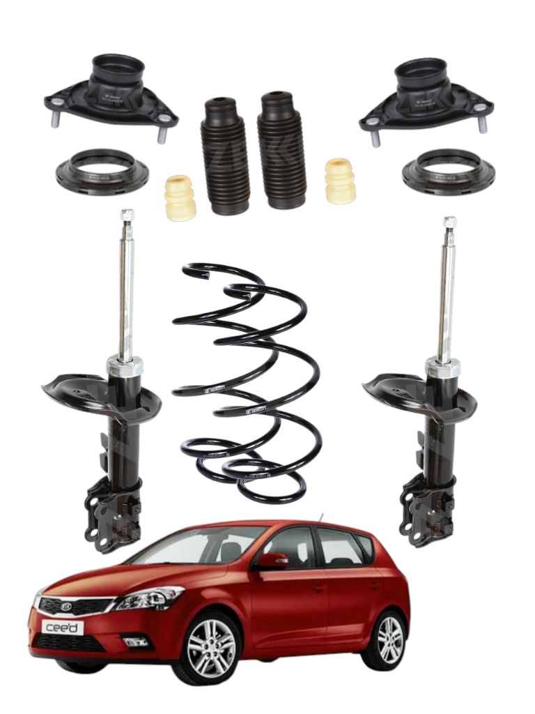 Подвеска передняя KIA CEED c 2010-2011 г. / амортизаторы + пружины + комплектующие