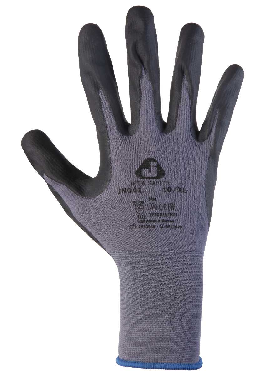 Jeta Safety Перчатки для точных работ с пенонитриловым покрытием, р.9/L, JN041-L