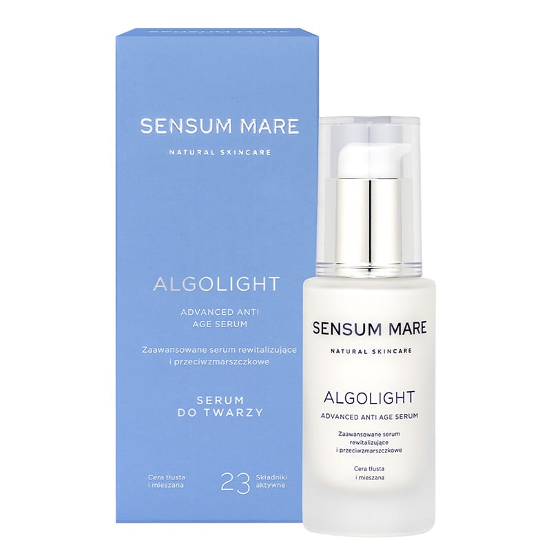 Сыворотка для ухода за кожей Sensum Mare AlgoLight Advanced Anti Age Serum восстанавливающая и противоморщинная сыворотка 35 мл