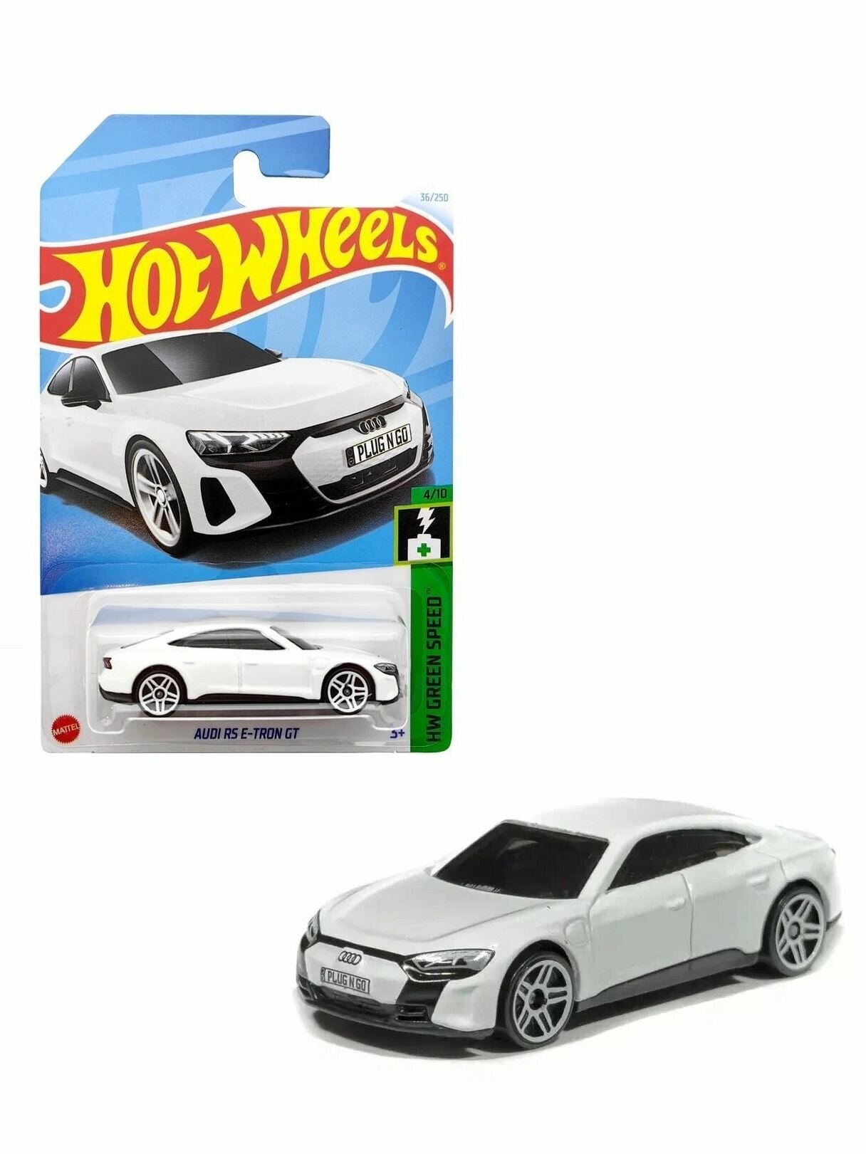Машинка Hot Wheels HTB81 HW Green Speed 2024 Audi RS E-tron GT 4/10